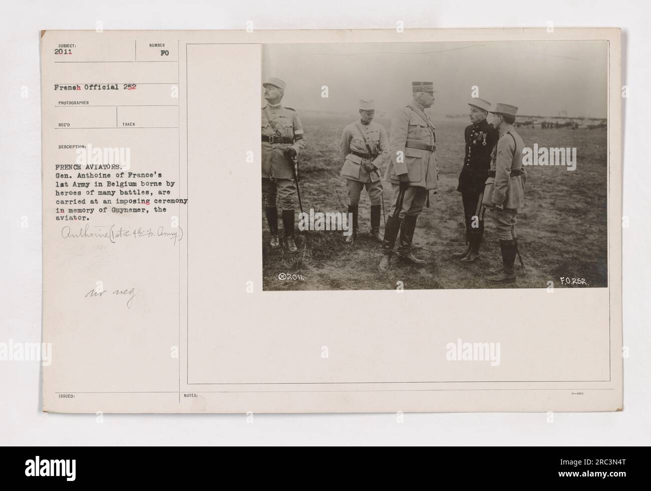 Gen anthoine hi-res stock photography and images - Alamy