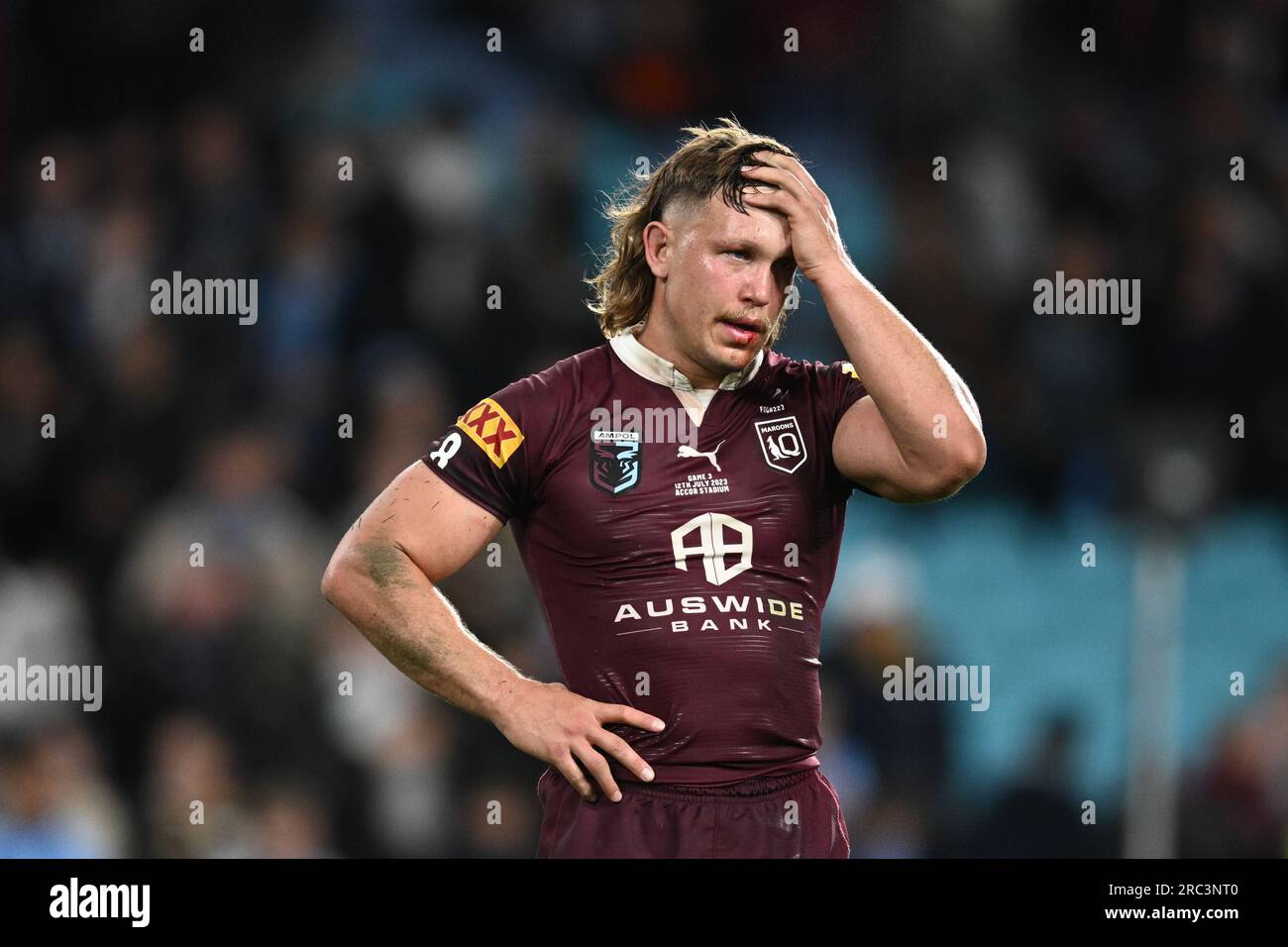 Sydney, Australia. 12th July, 2023. Man of the series Reuben Cotter of ...