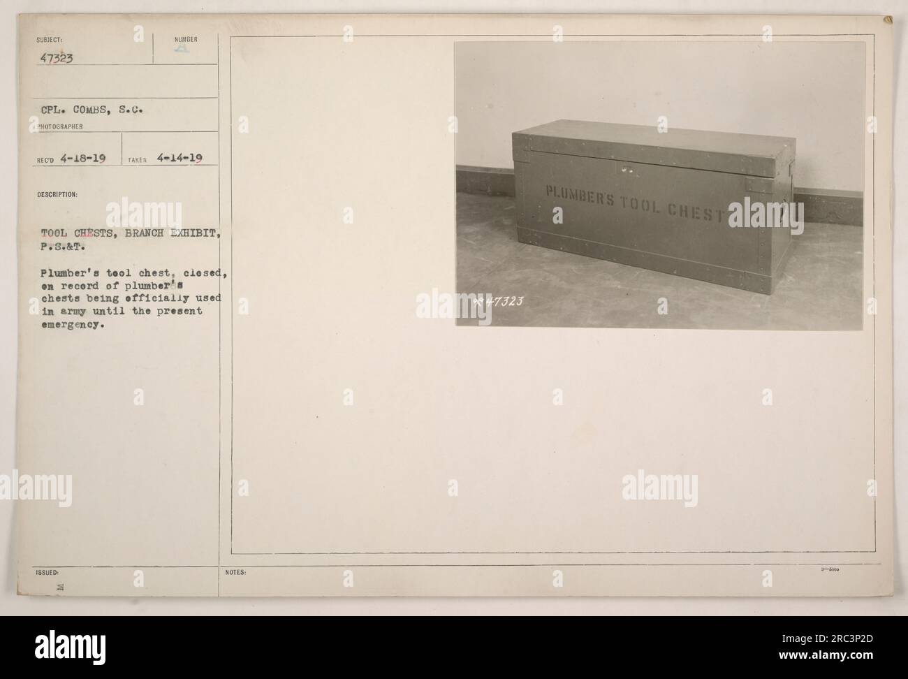 Plumbers tool chest hi-res stock photography and images - Alamy