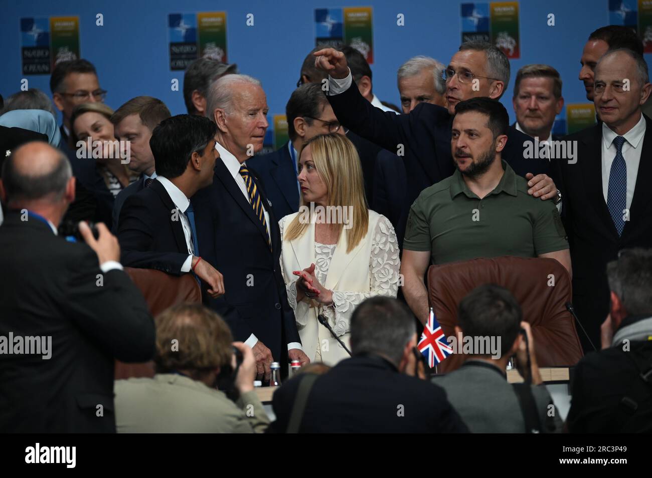 Vilnius, Lithuania. 12th July, 2023. Nato Public Forum 2023 at the ...