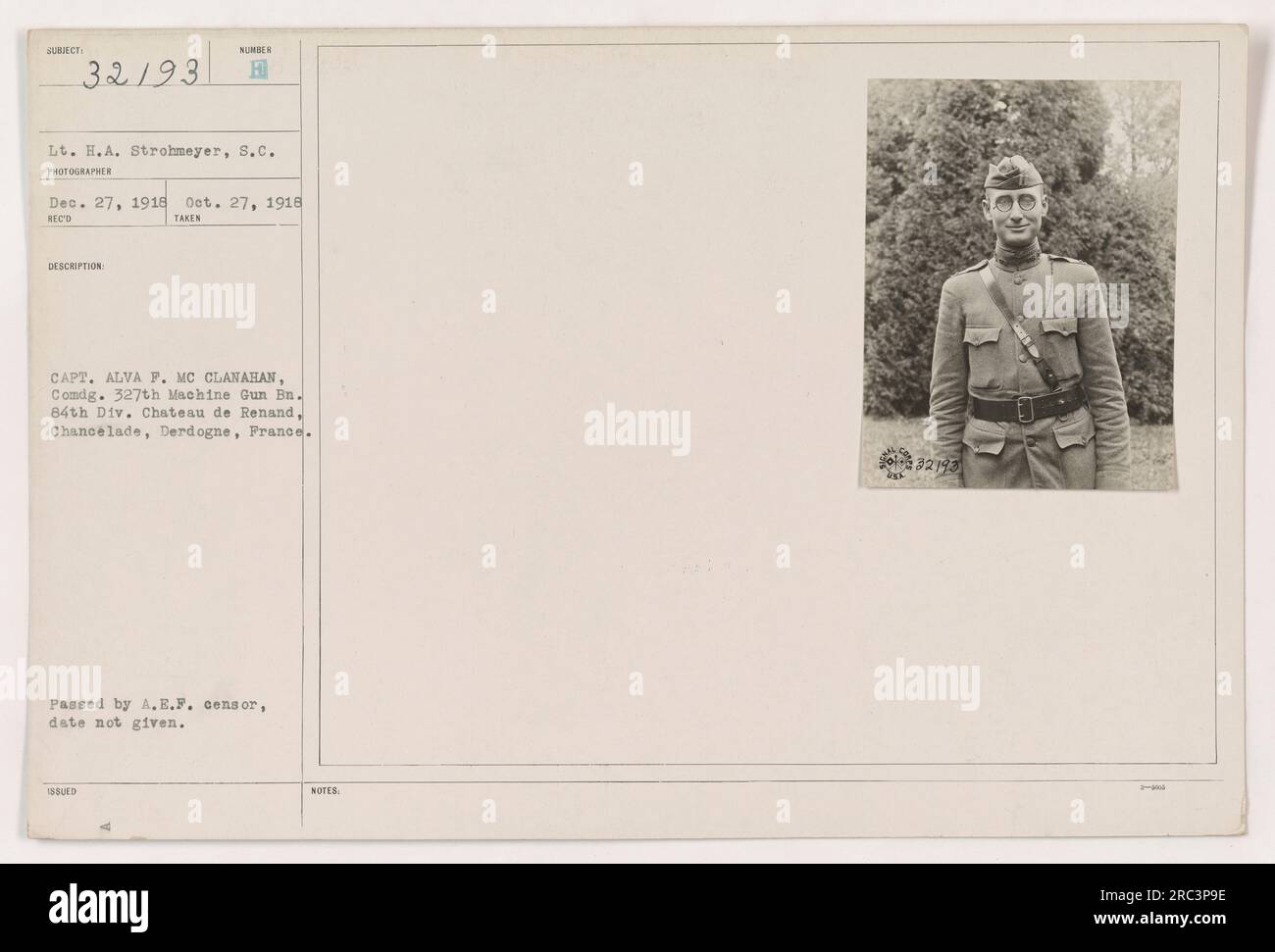 327th machine gun battalion hi-res stock photography and images - Alamy