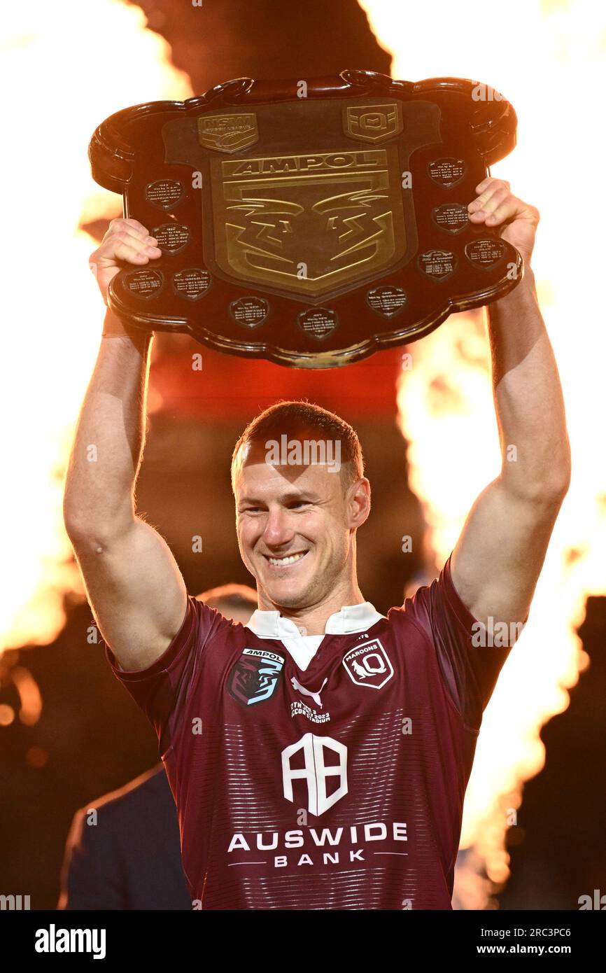 Sydney, Australia. 12th July, 2023. Daly Cherry-Evans of the Maroons ...