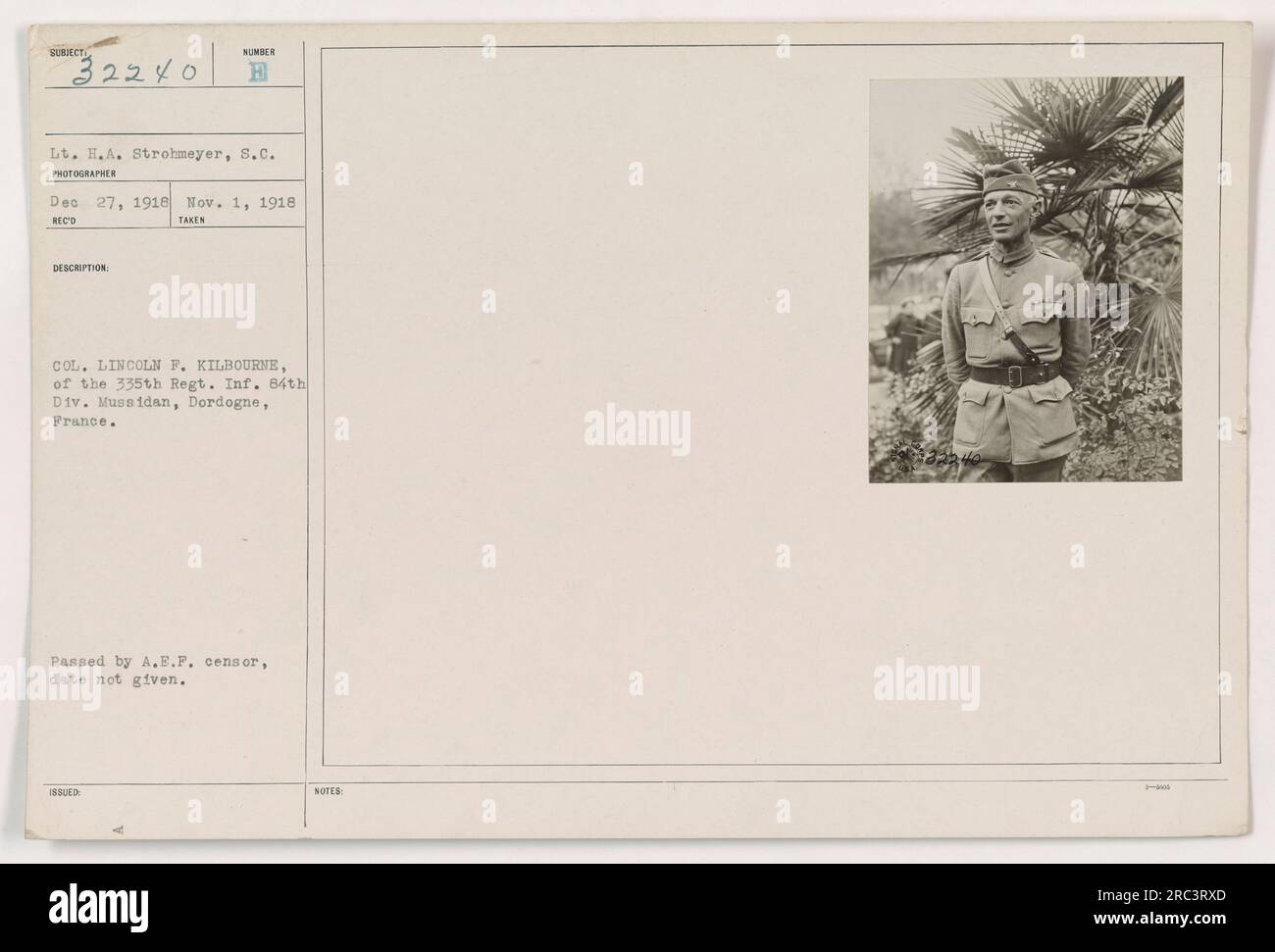 Col c e kilbourne hi-res stock photography and images - Alamy