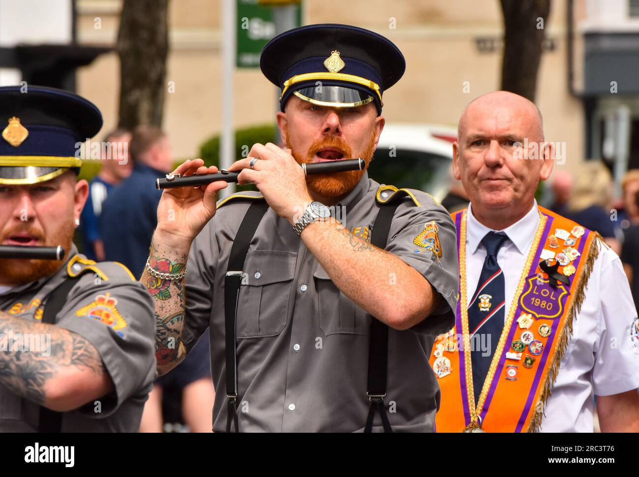 Twelfth of July Parade 2023, Lisburn Road, Belfast Stock Photo - Alamy