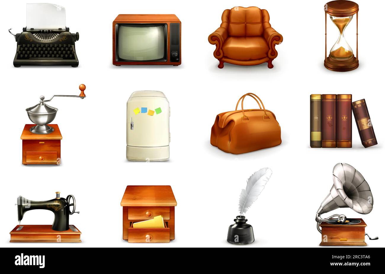 Sewing machine museum Stock Vector Images - Alamy