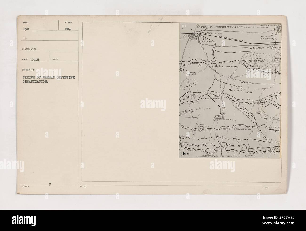 "Includes a sketch of the German defensive organization known as HUMBER ...