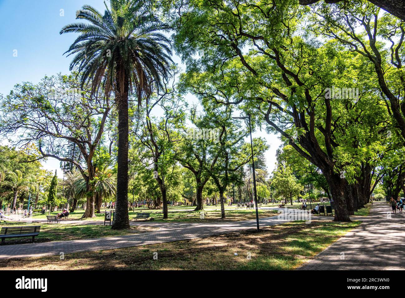 Parque Lezama, Lezama Park, in San Telmo neighborhood at Buenos Aires, Argentina. It's one of ...