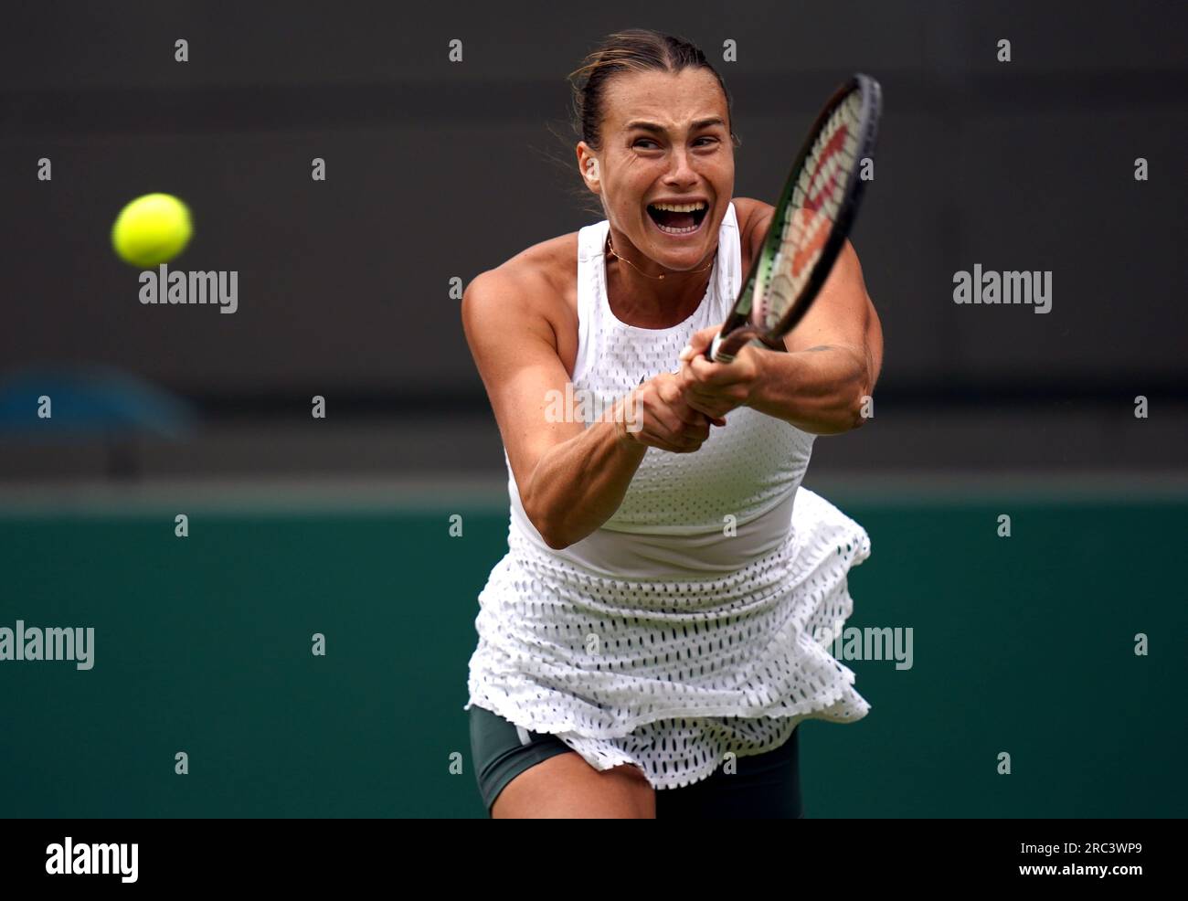 Aryna Sabalenka In Action Against Madison Keys During Their Ladies