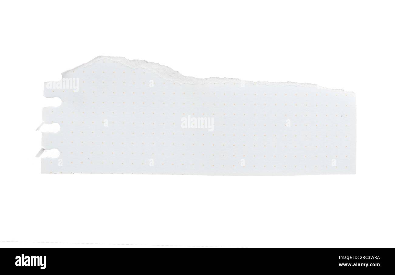 close up of a white ripped piece of paper with copyspace. torn paper ...