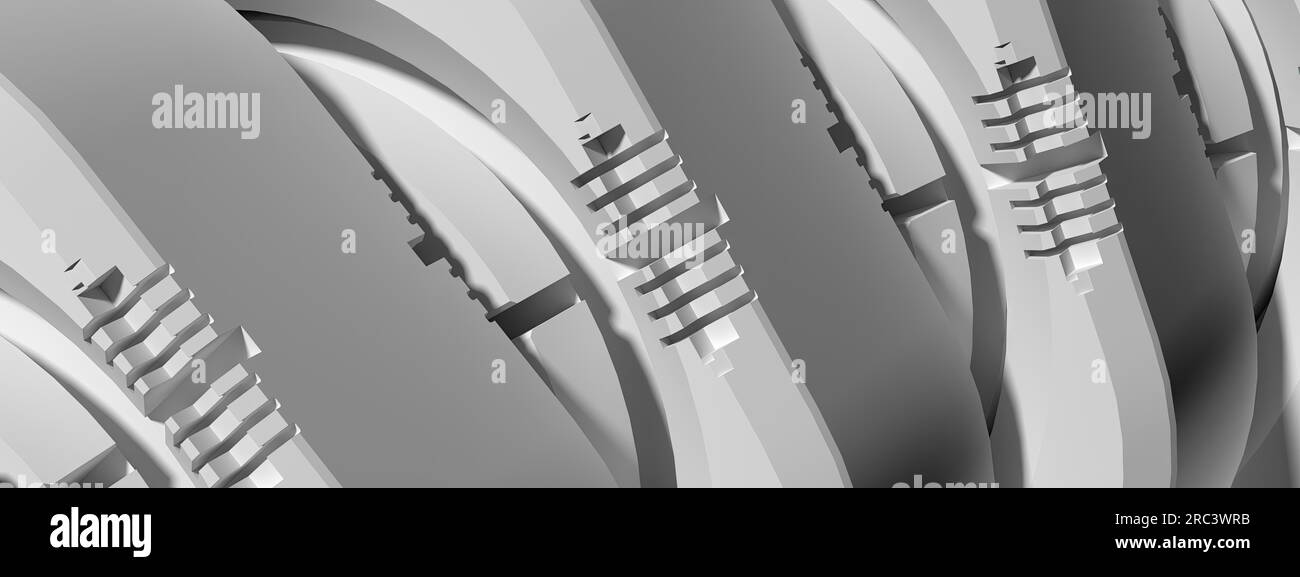 Sci-fi objects Advanced recyclable structures Gray Abstract, Elegant ...