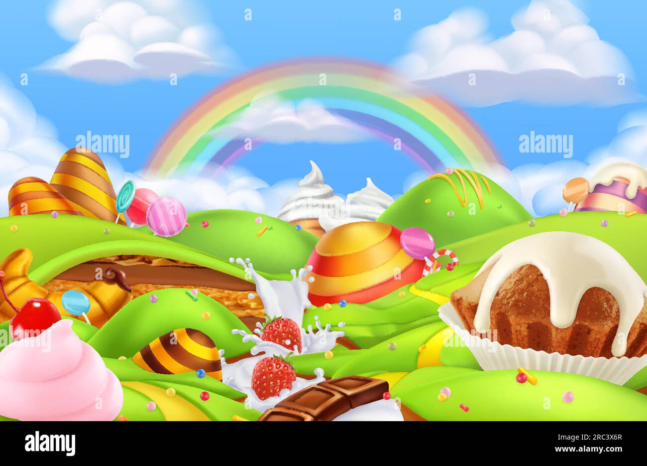 Candyland Board Vector