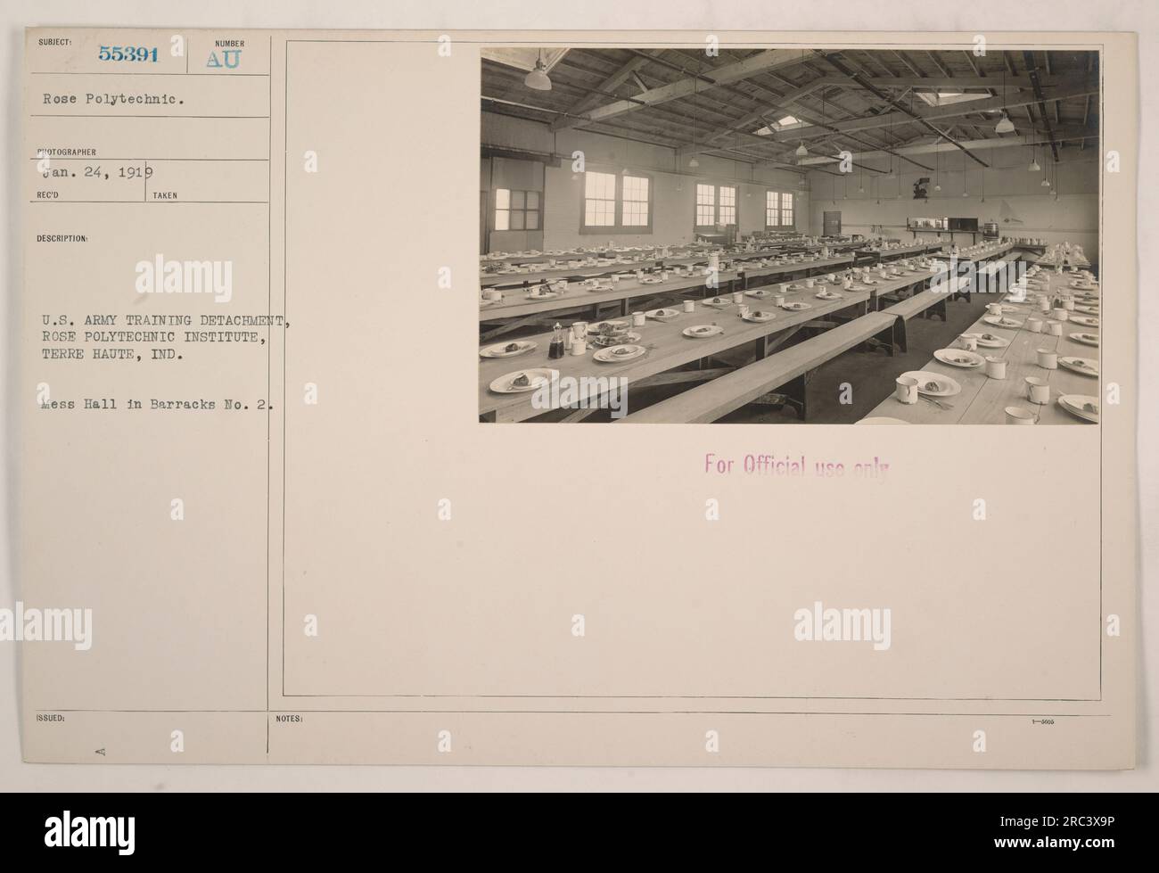 Mess hall in barracks hi-res stock photography and images - Alamy