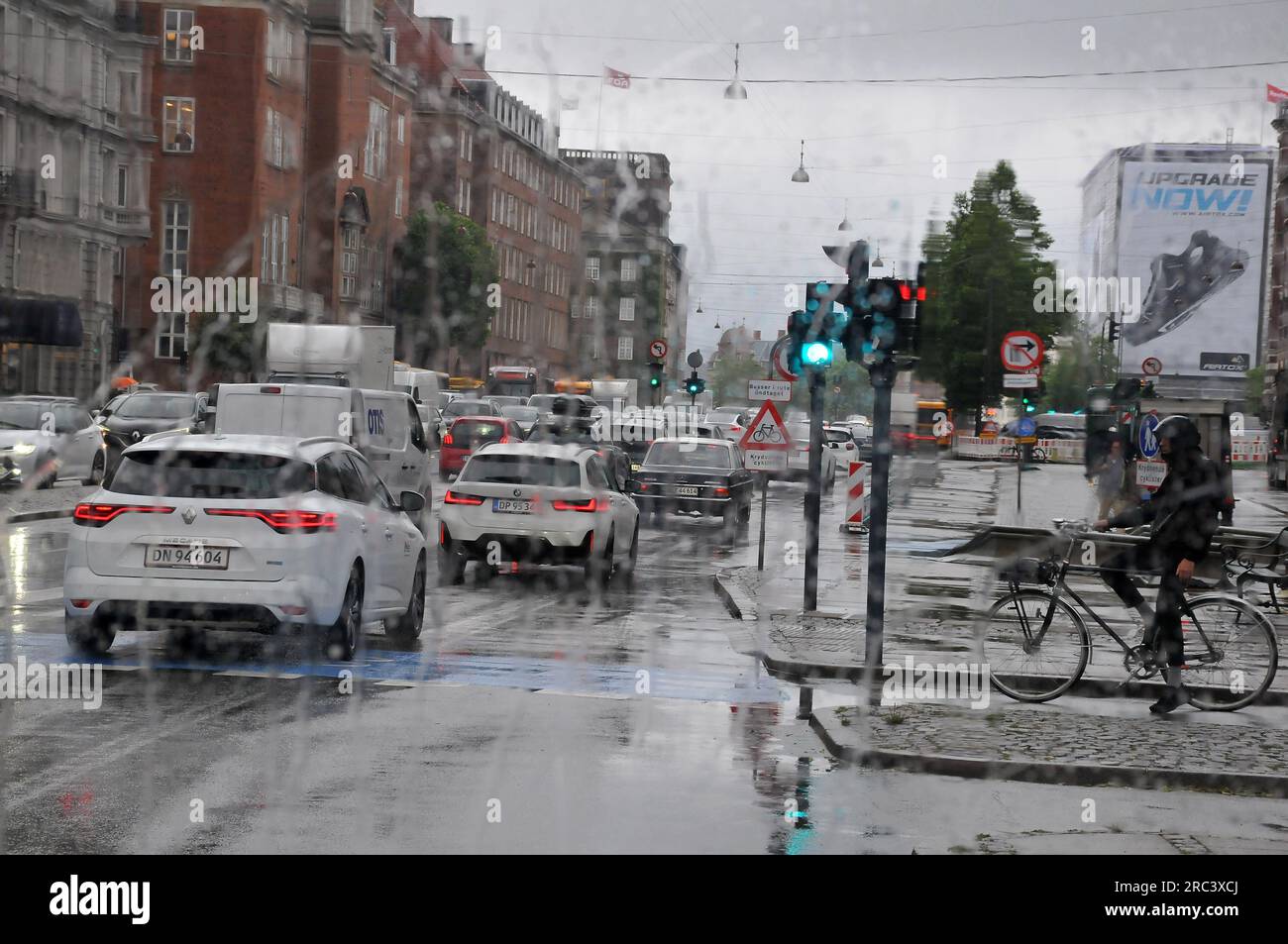 12 July 2023/ weather Heat &rain fall in danish capital Copenhagen ...