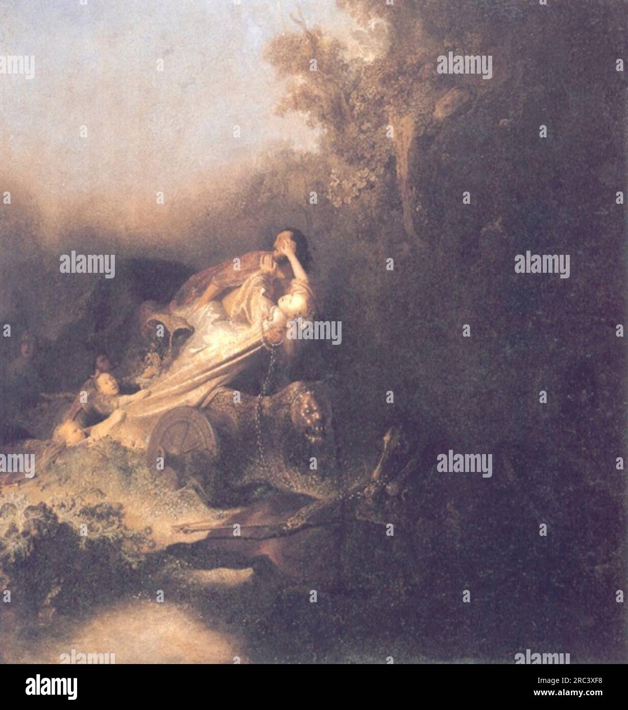 The Abduction of Proserpina 1631 by Rembrandt Stock Photo - Alamy