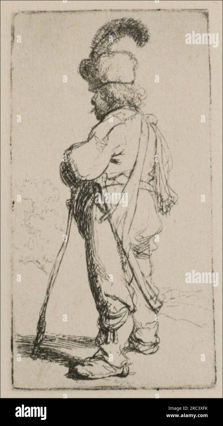 A Polander Turned to the Left 1632 by Rembrandt Stock Photo - Alamy