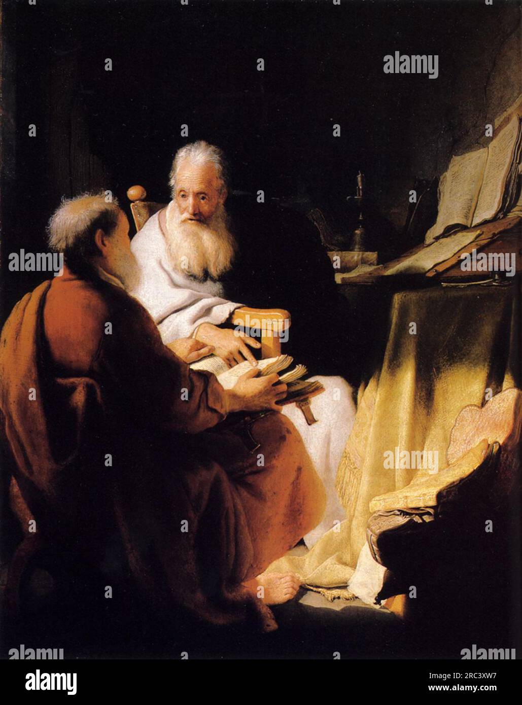 Two old men disputing hi-res stock photography and images - Alamy