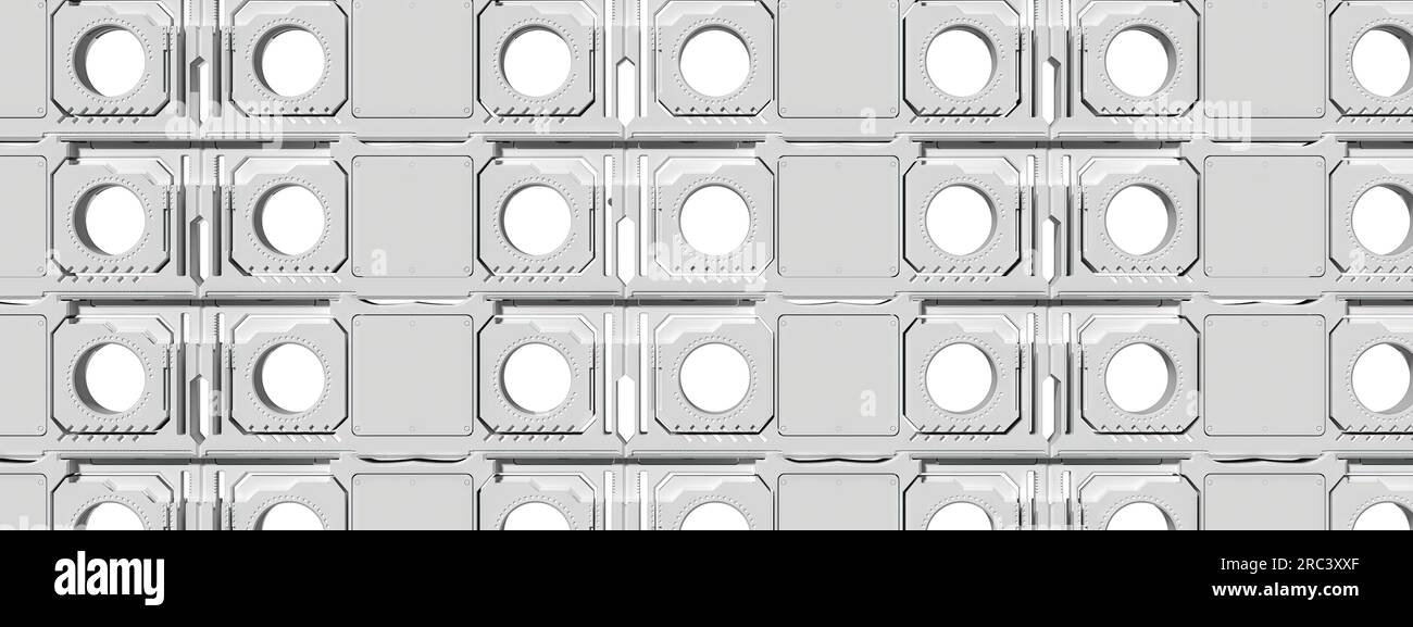 Sci-fi objects Structures for enjoying future sports Gray abstract ...