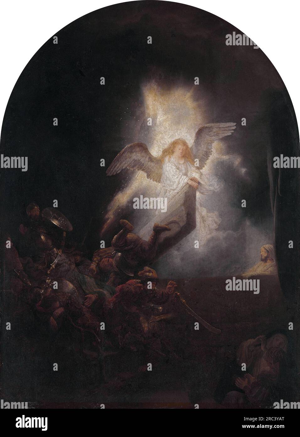 The Resurrection of Christ 1639; Hague, Netherlands by Rembrandt Stock ...