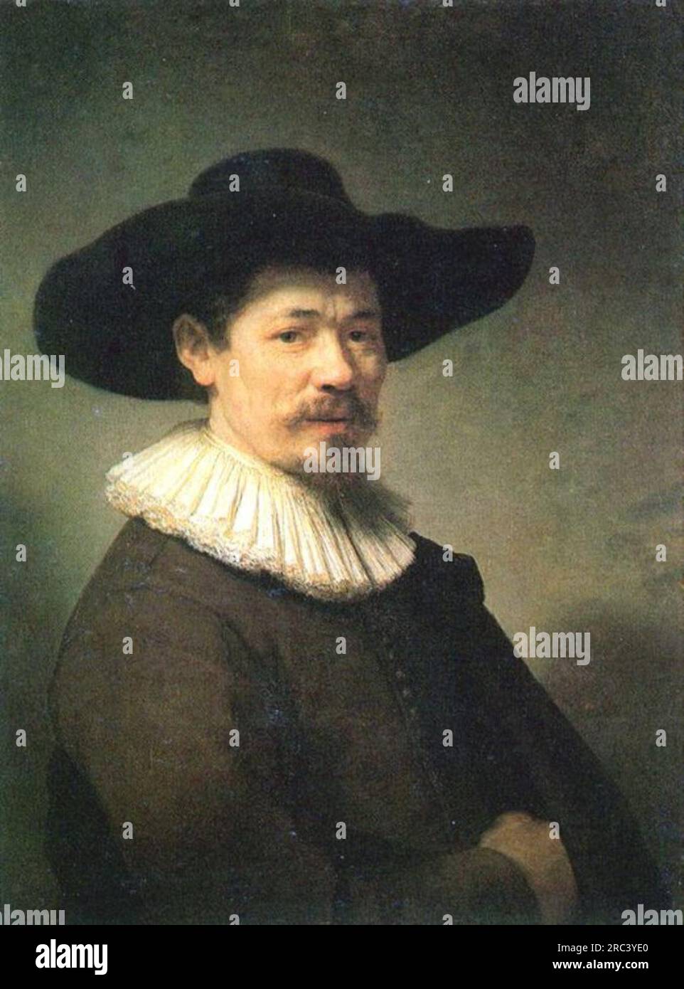 Portrait of Herman Doomer 1640 by Rembrandt Stock Photo - Alamy