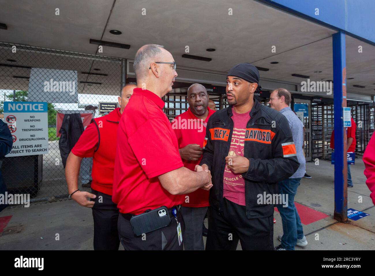 Sterling Heights, Michigan, USA. 12th July, 2023. United Auto Workers ...