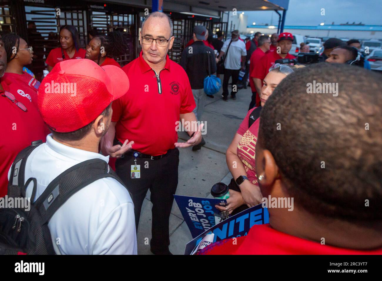 Sterling Heights, Michigan, USA. 12th July, 2023. United Auto Workers ...