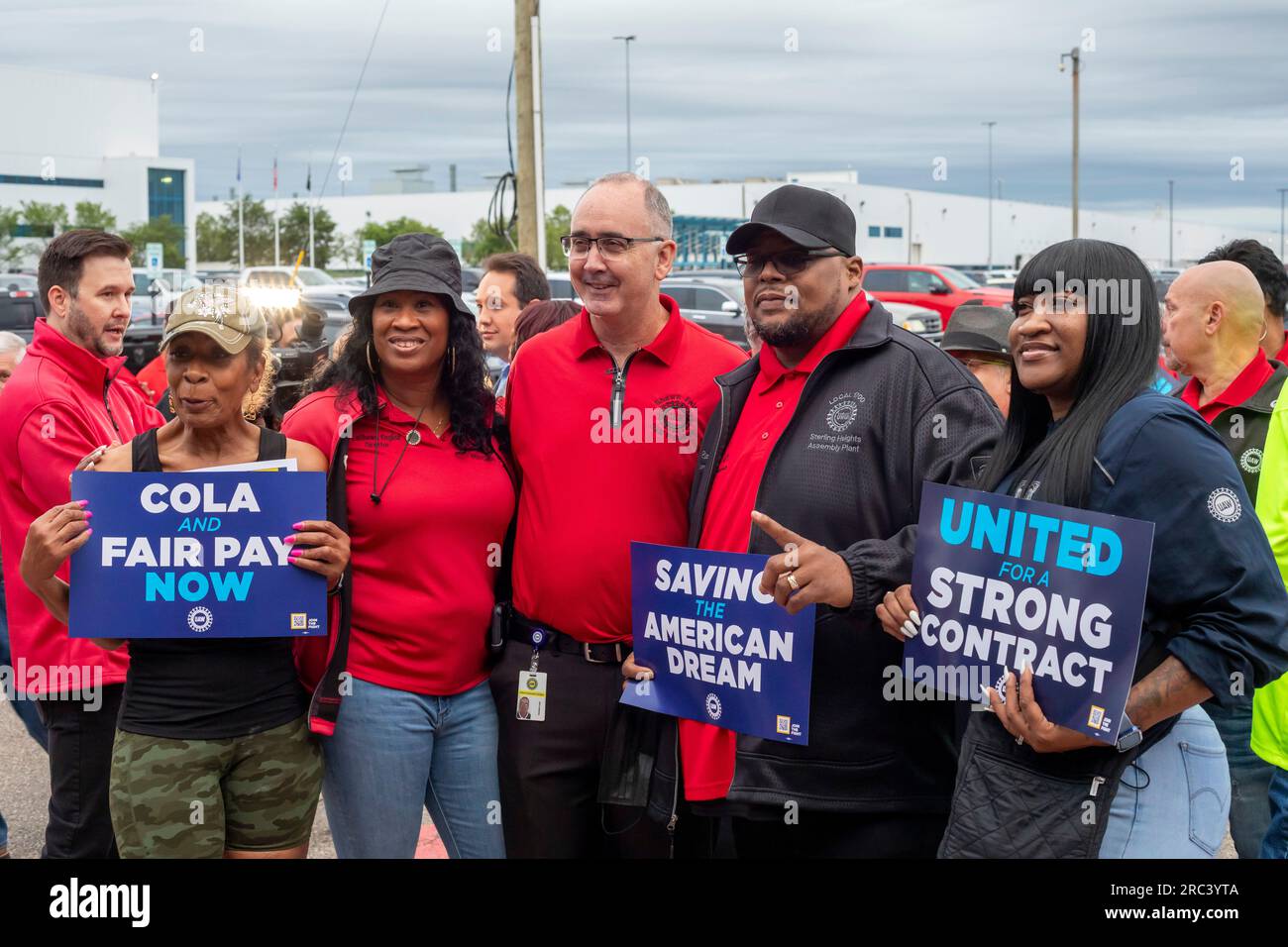 Sterling Heights, Michigan, USA. 12th July, 2023. United Auto Workers ...