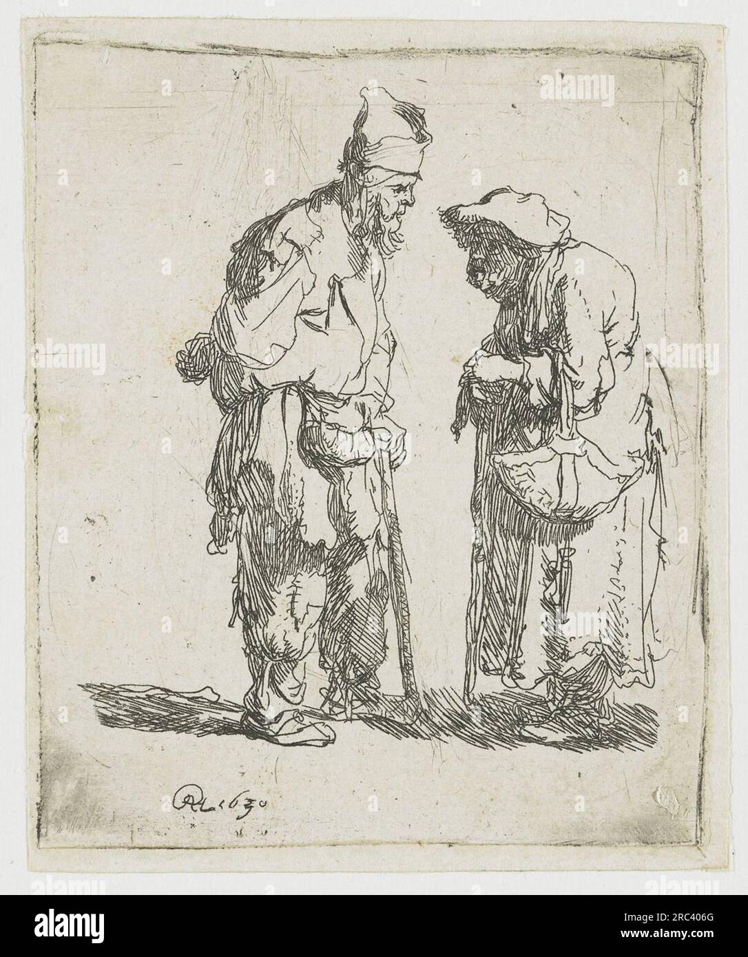 Beggar woman 17th century hi-res stock photography and images - Alamy