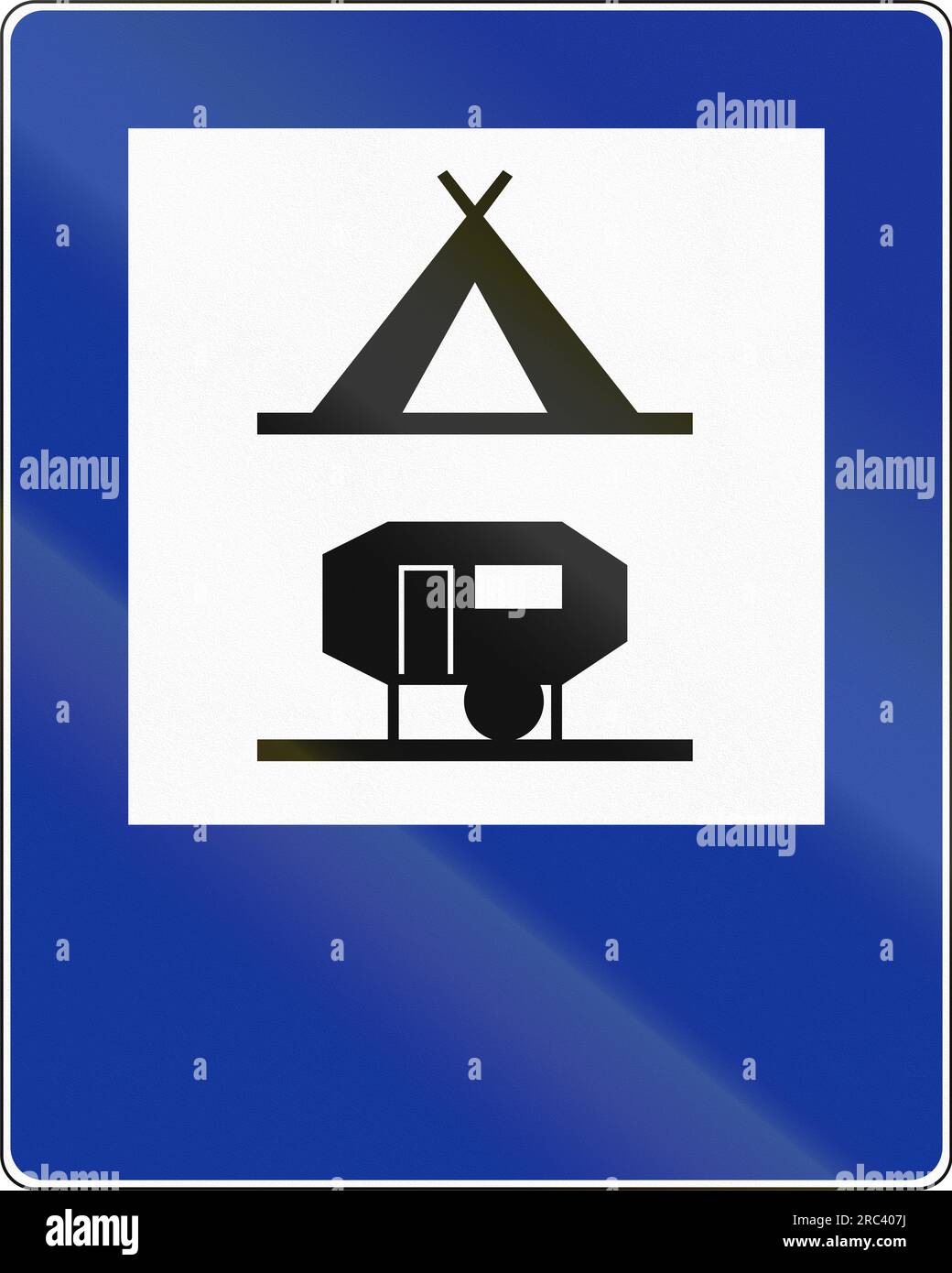 Tent and caravan sign hi-res stock photography and images - Alamy