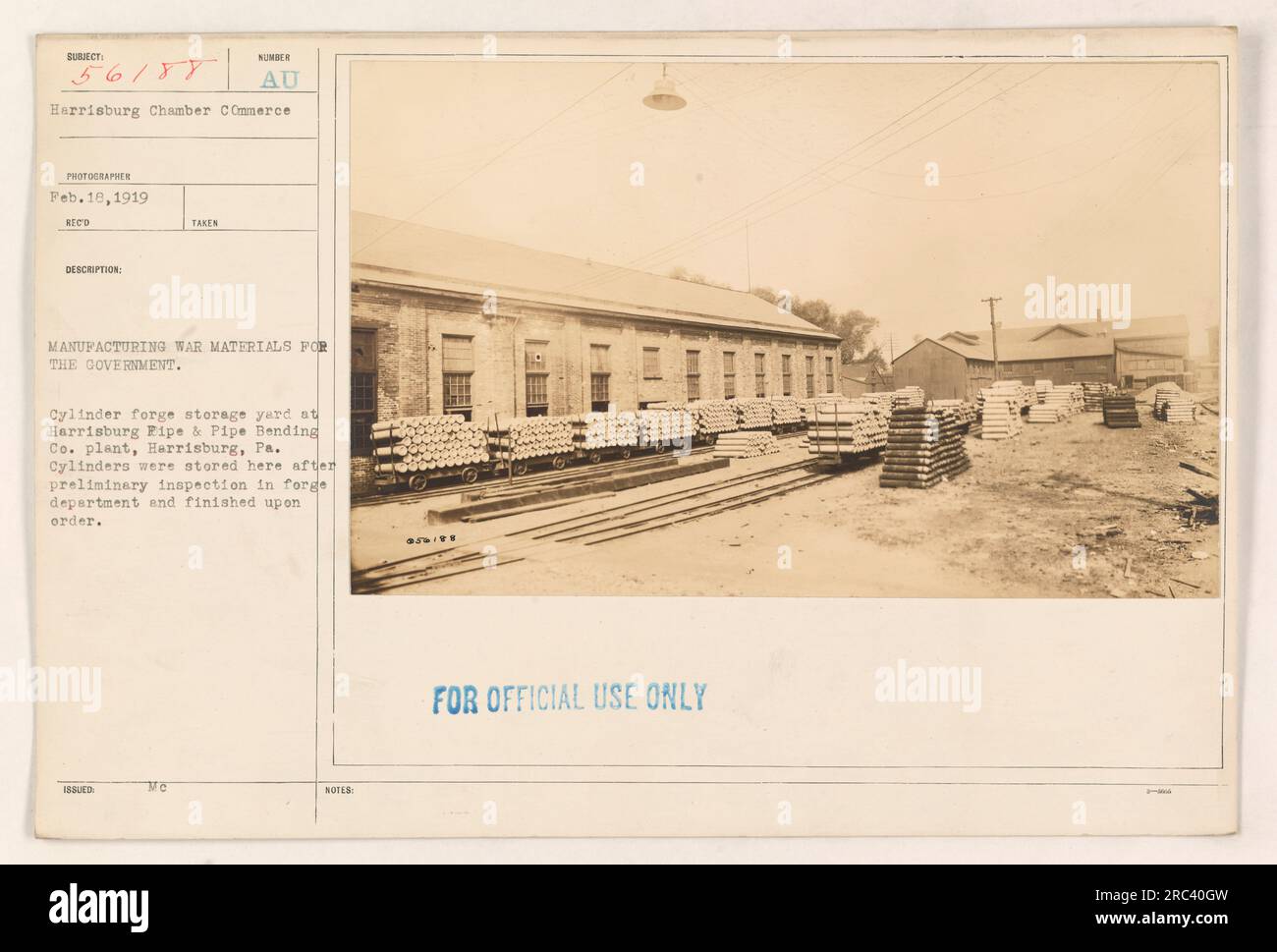 Cylinder forge storage yard hi-res stock photography and images - Alamy