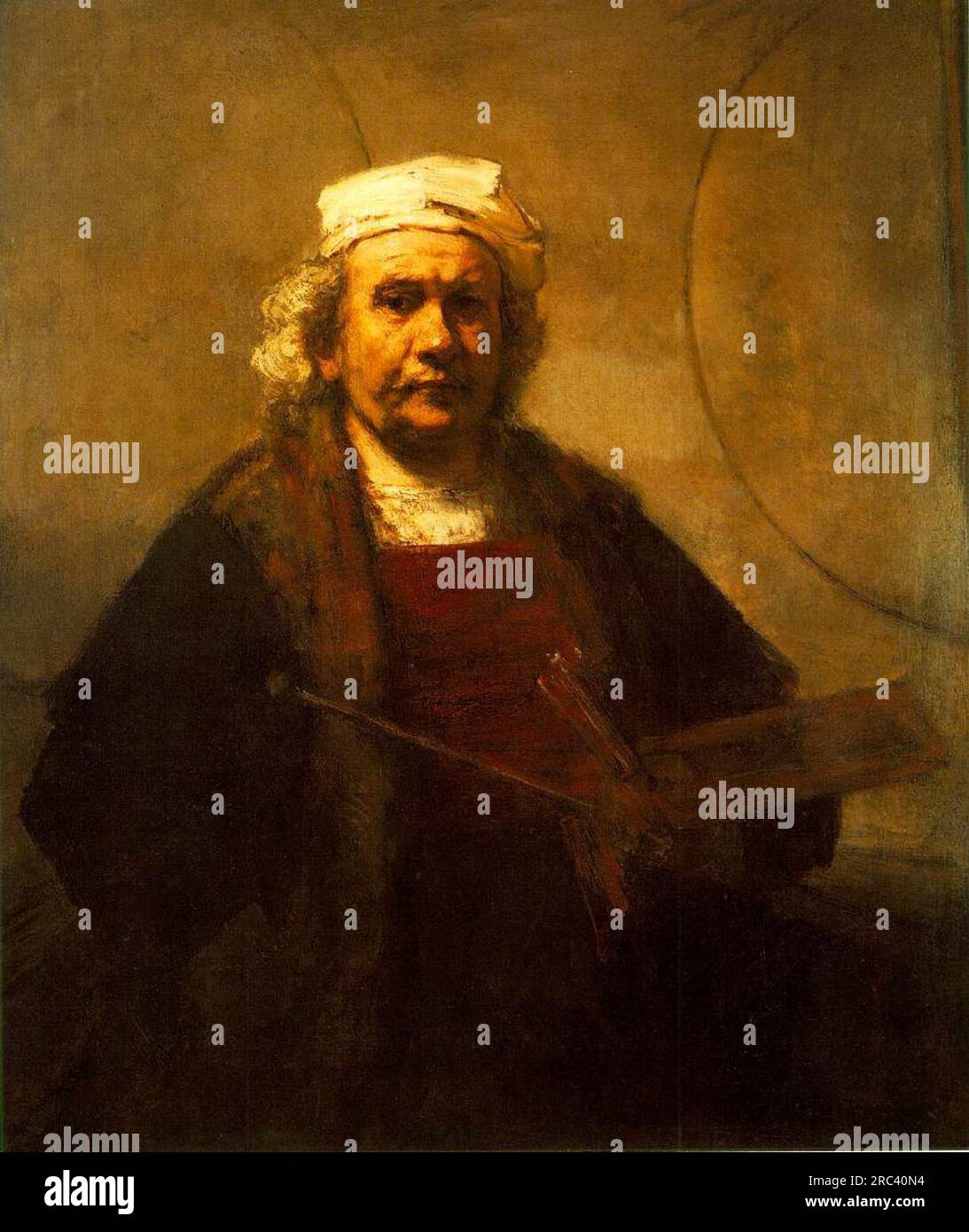 Rembrandt Self Portrait 1665