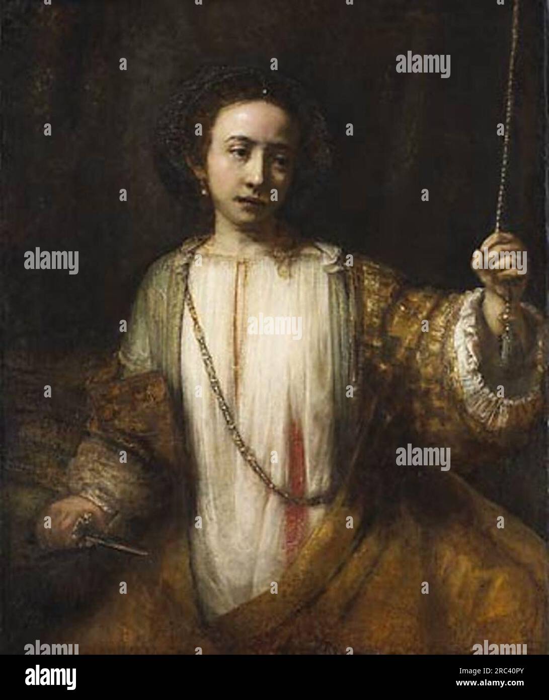 Lucretia 1666 rembrandt hi-res stock photography and images - Alamy