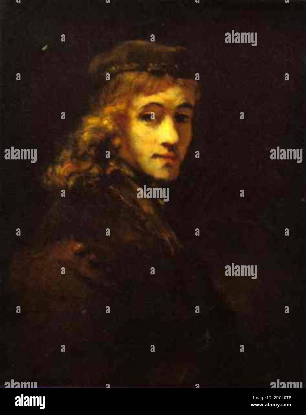 Portrait of Titus, the Artist's Son 1668 by Rembrandt Stock Photo - Alamy