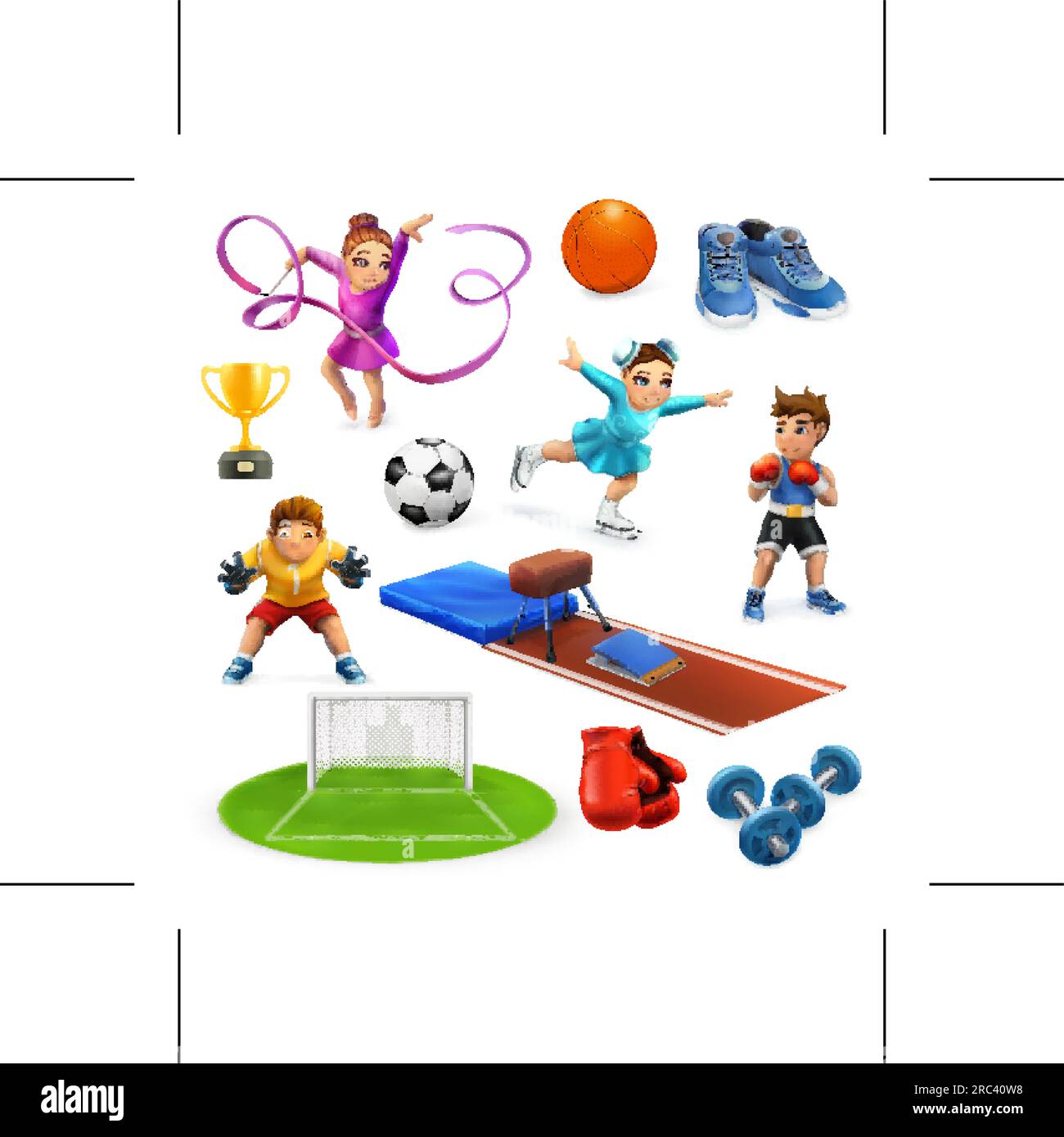 Little trophy Stock Vector Images - Alamy