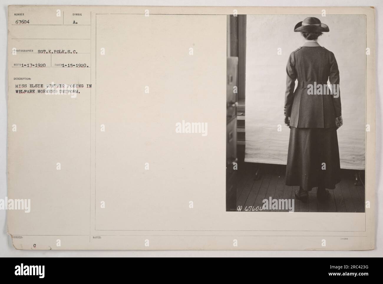 Elsie gunther uniform hi-res stock photography and images - Alamy