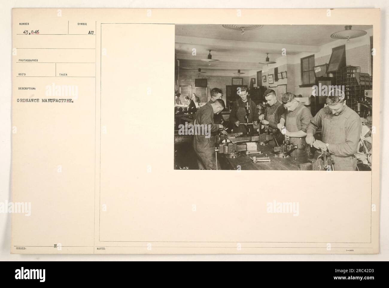A photograph of American military activities during World War One. The ...