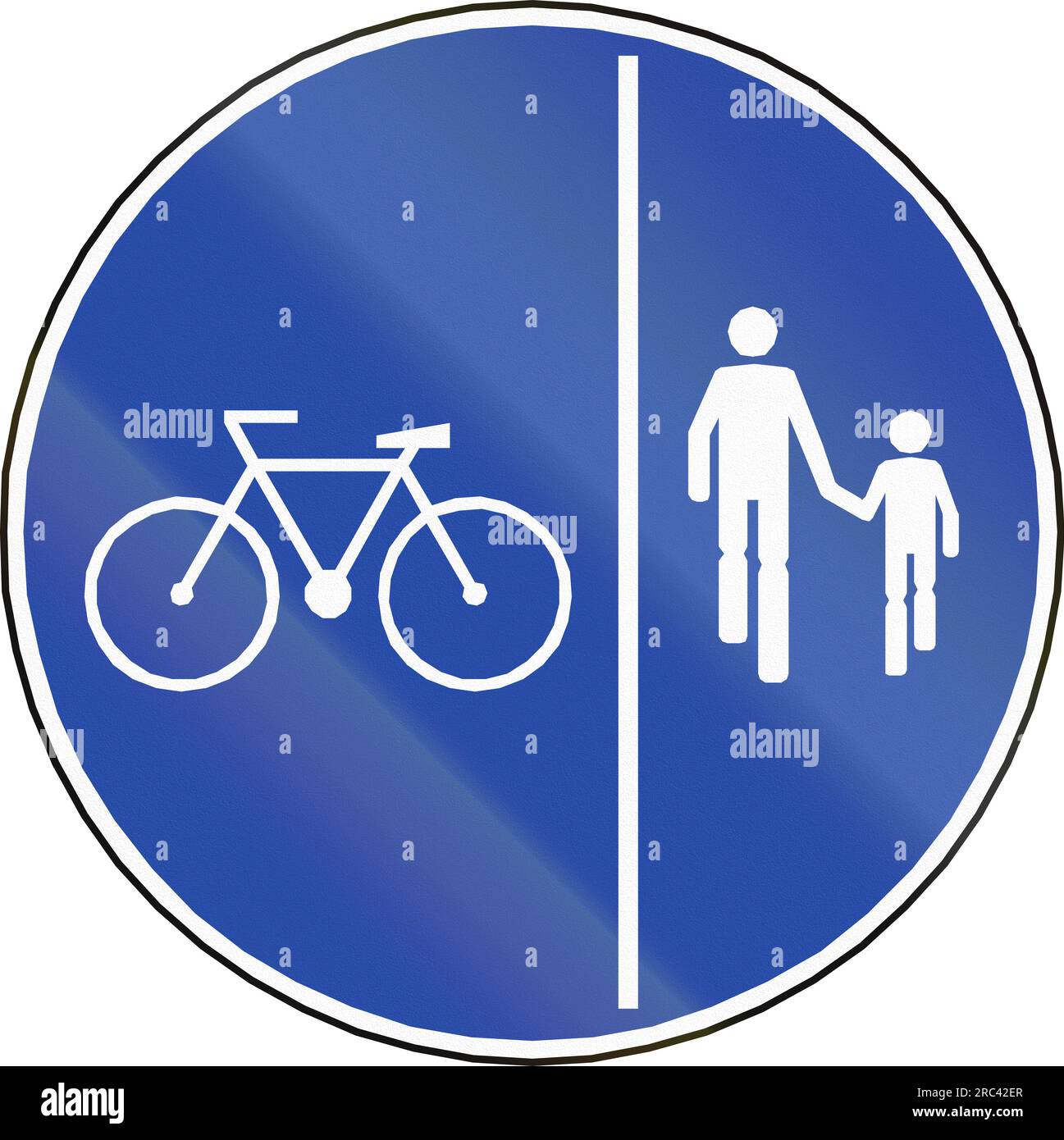 Separate pedestrian walkway hi-res stock photography and images - Alamy