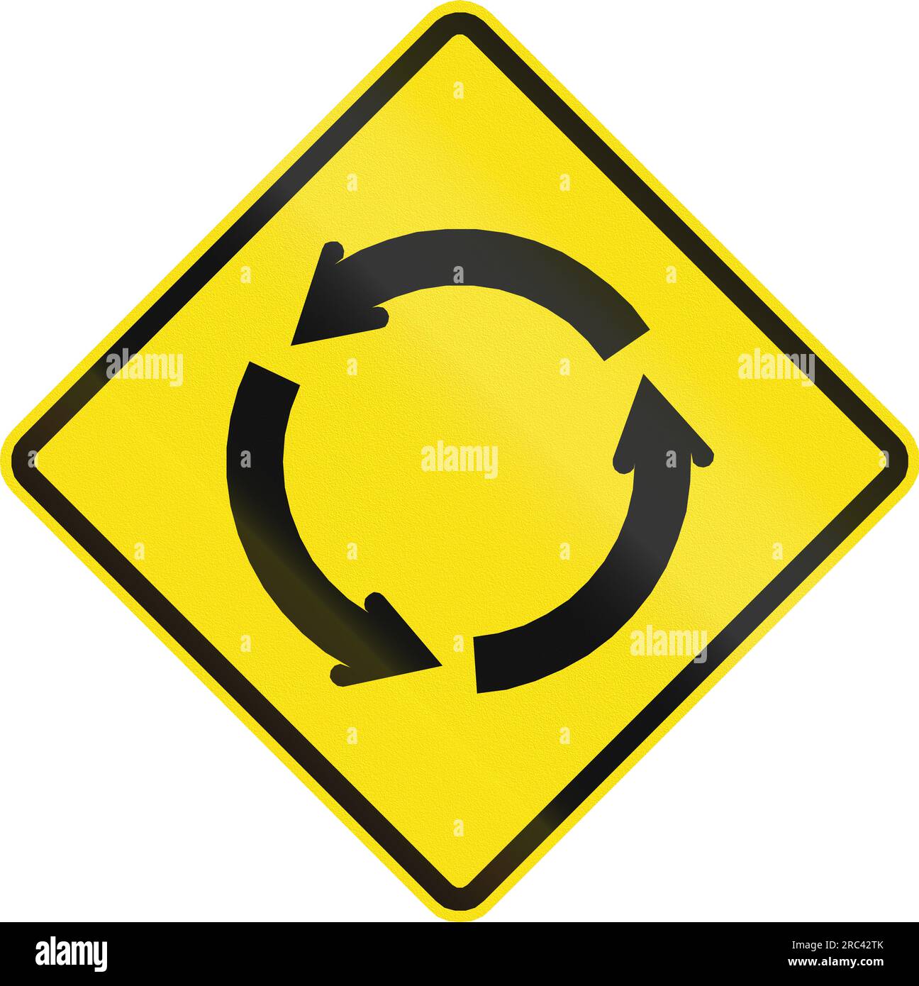 Roundabout ahead hi-res stock photography and images - Alamy