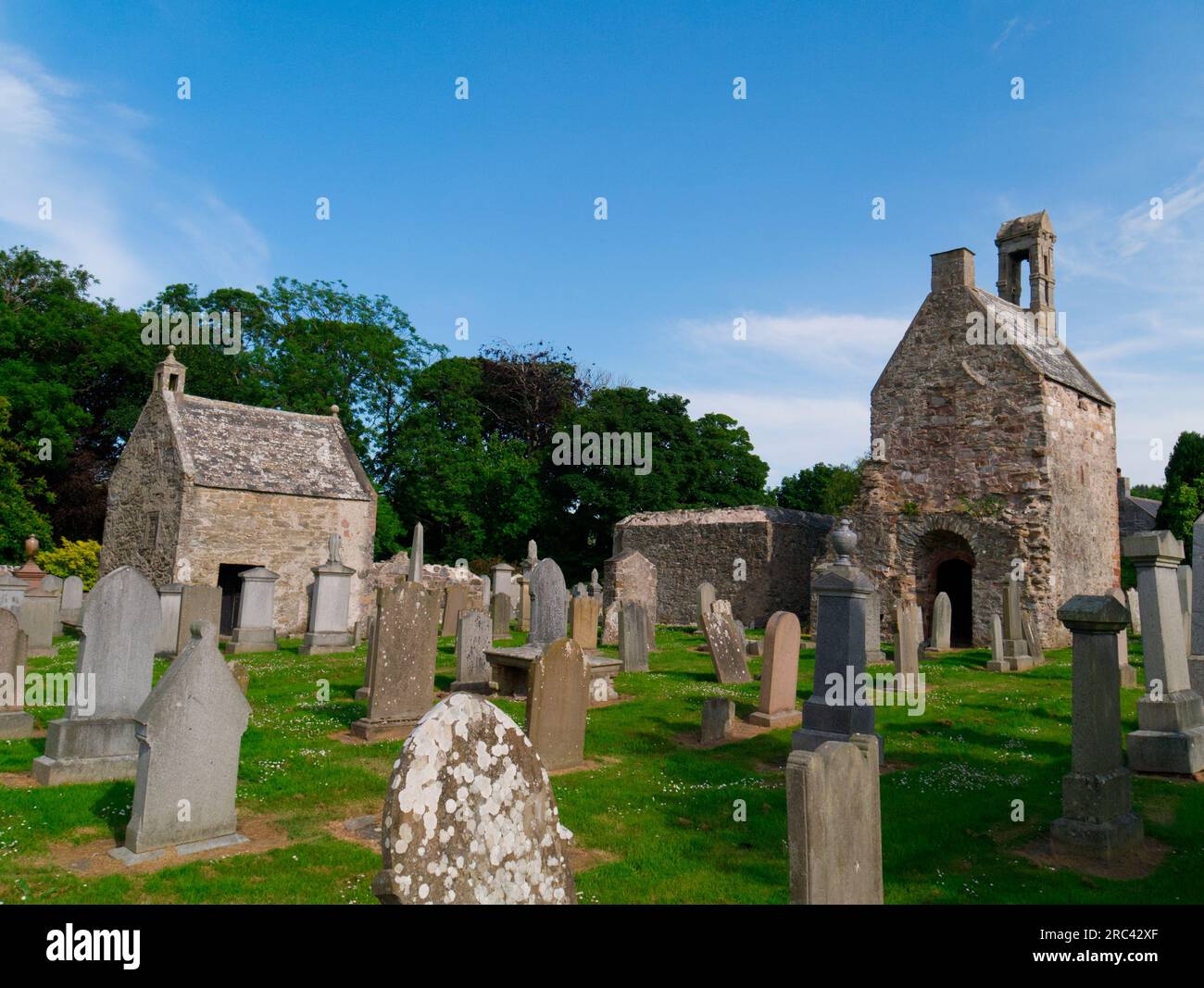 St Talogan Parish Church, Fordyce, Aberdeenshire Stock Photo - Alamy