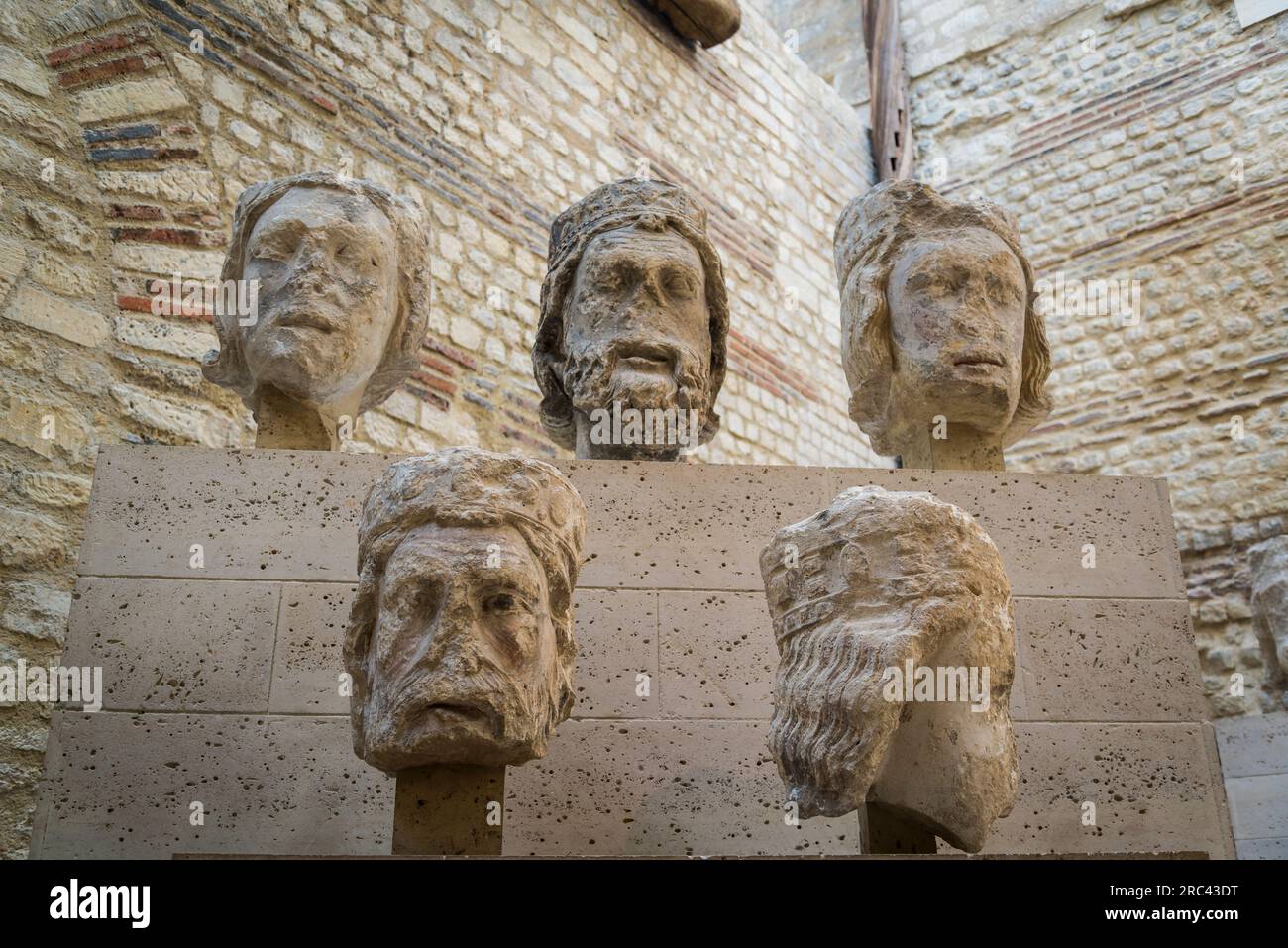 The Gallery of Kings of Judah's from Notre-Dame de Paris, Cluny Museum ...