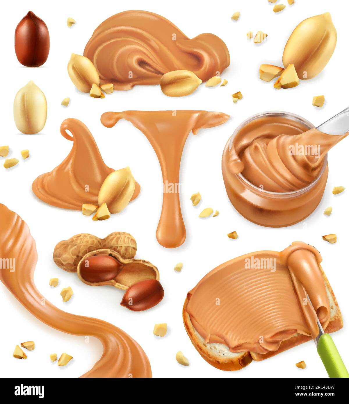 Nutty vector vectors hi-res stock photography and images - Alamy