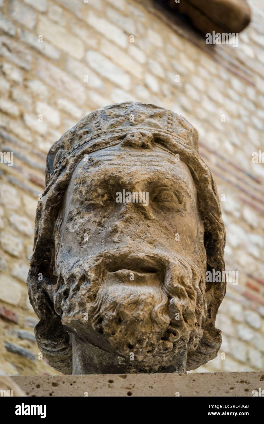 King of Judah's Head from Notre-Dame de Paris, Cluny Museum - National ...