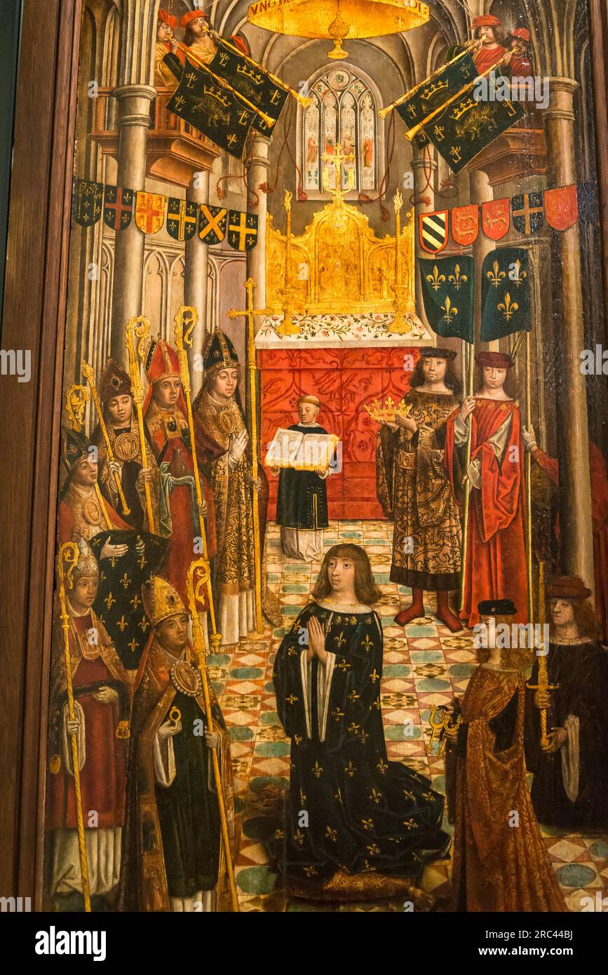 Coronation of Luis XII from Amiens Cathedral, Cluny Museum - National ...