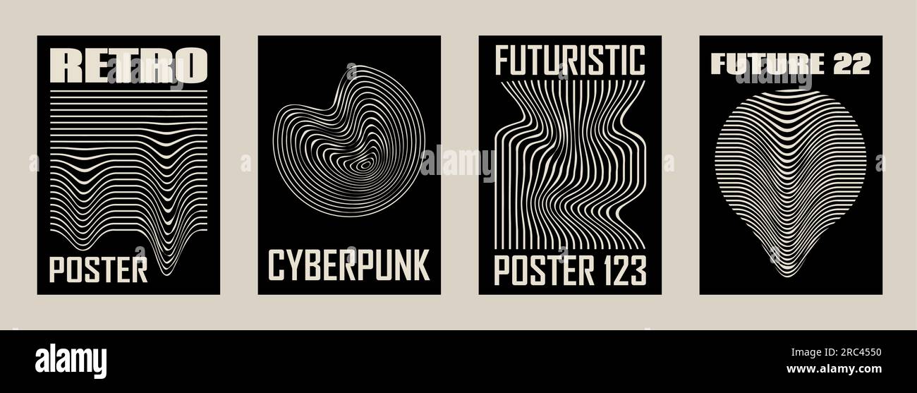 Futurism Typography Posters