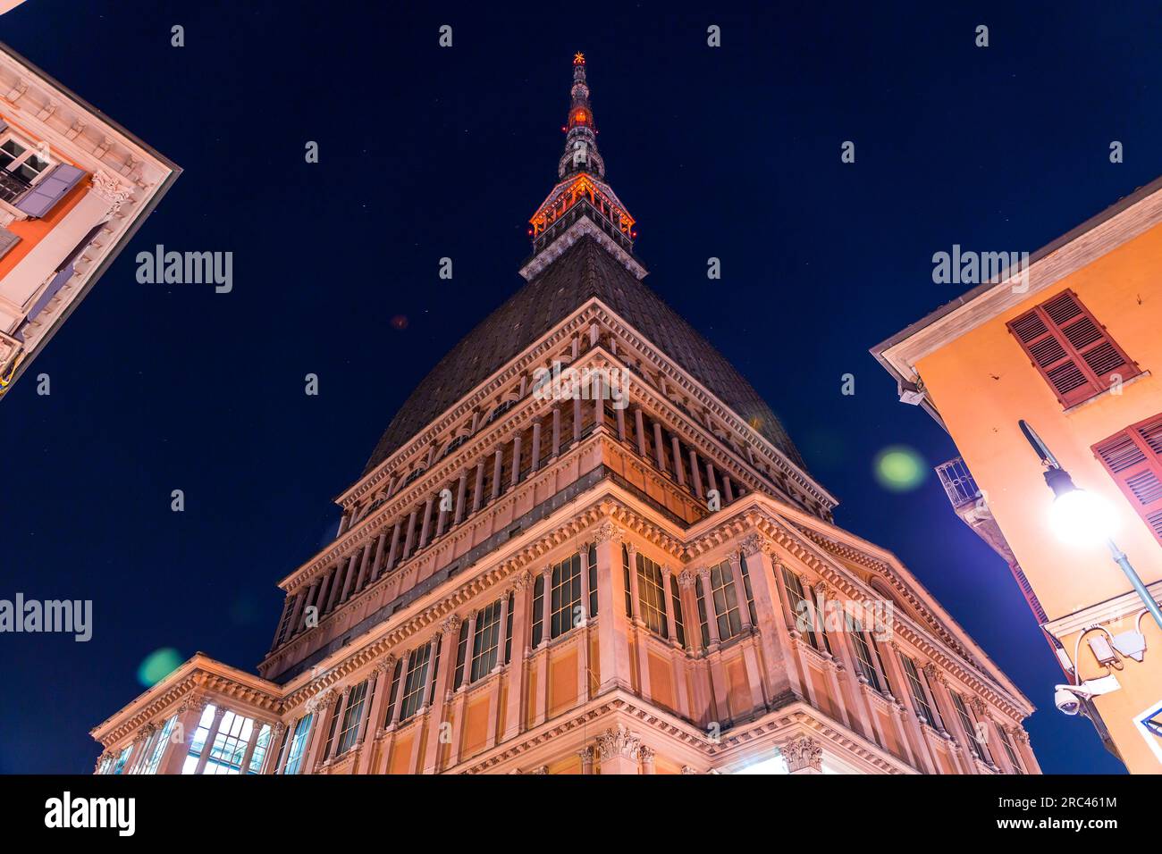 Turin, Italy - March 27, 2022: The Mole Antonelliana, a major landmark ...