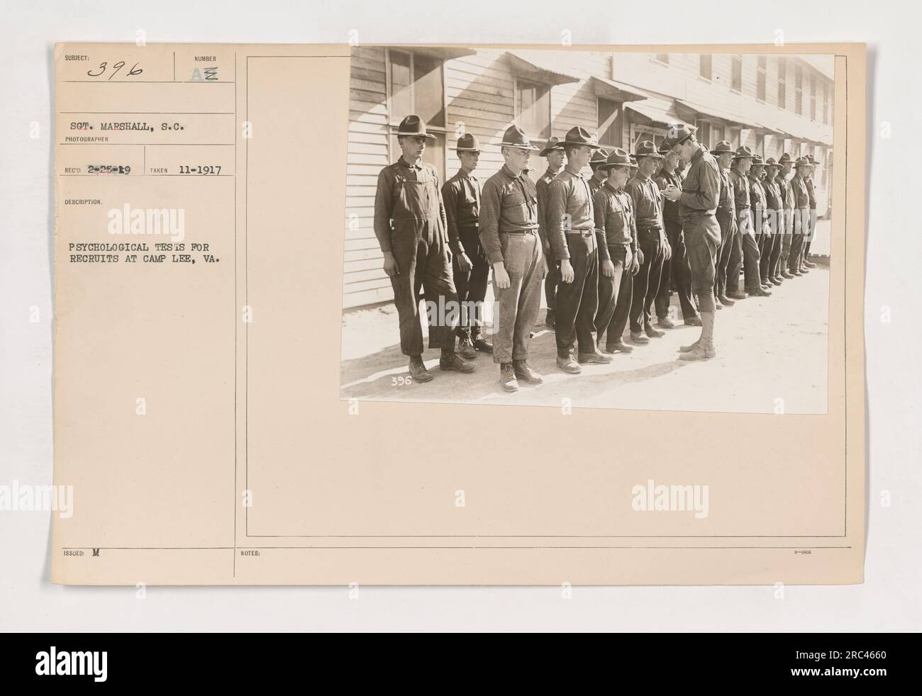 Psychological profiling of potential soldiers hi-res stock photography ...