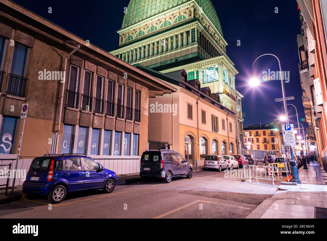 Turin, Italy - March 27, 2022: The Mole Antonelliana, a major landmark ...