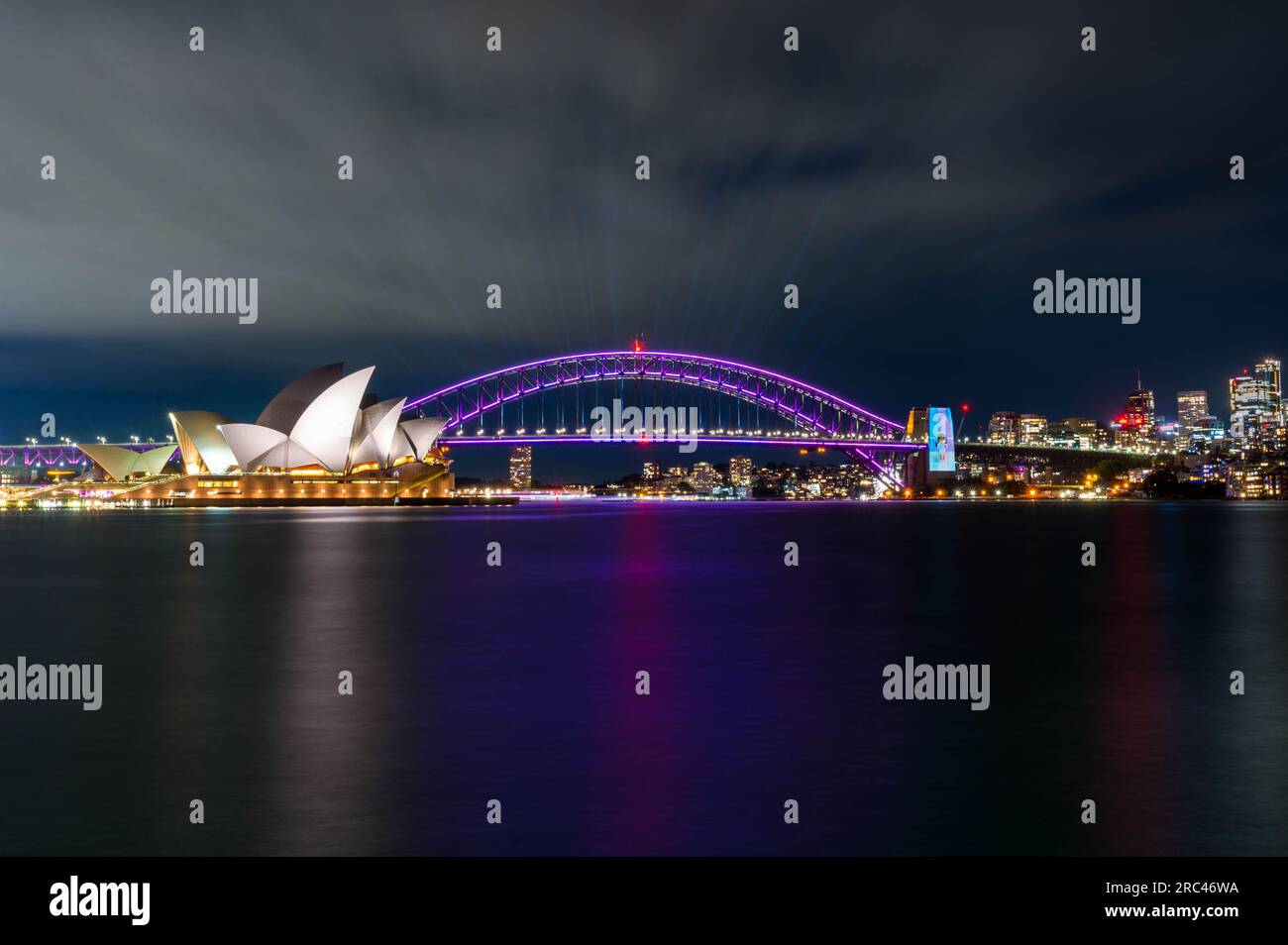 Sydney Opera House and Harbour Bridge Stock Photo - Alamy