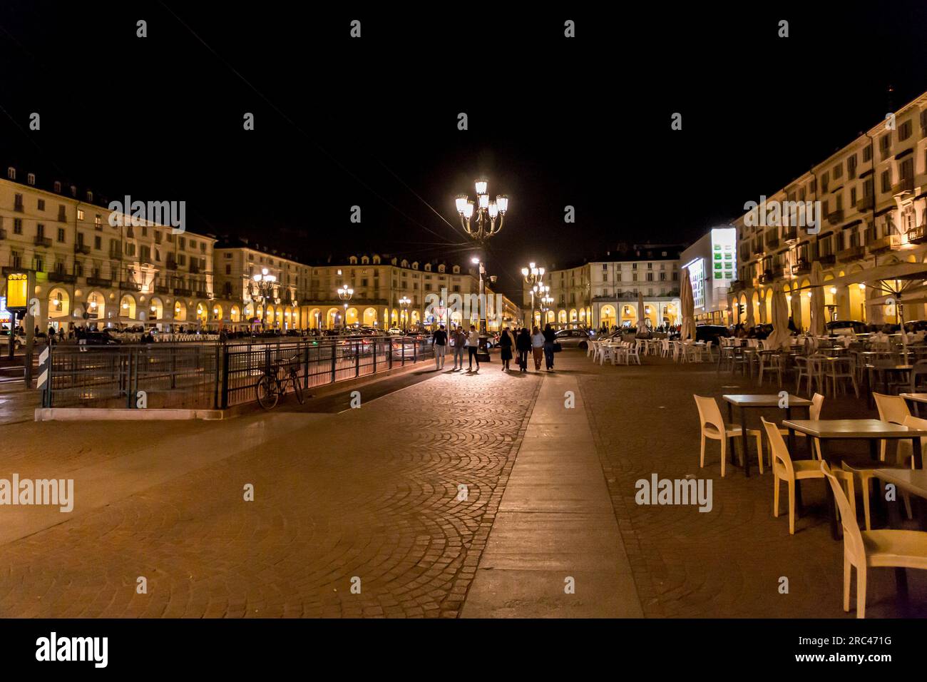 Turin, Italy - March 27, 2022: Piazza Vittorio Veneto, also known as ...