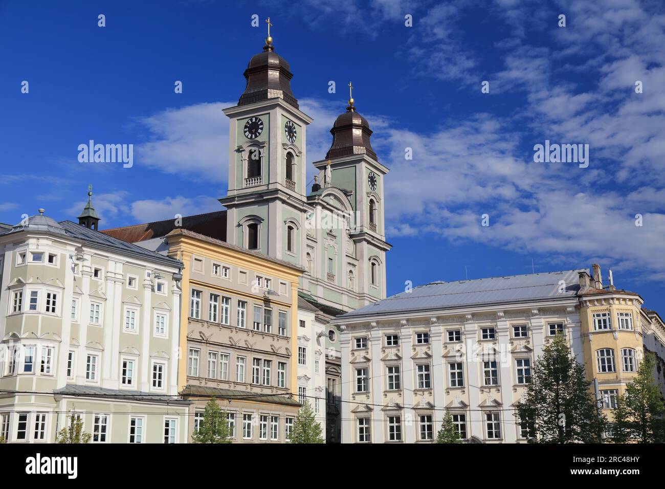 Linz old town austria hi-res stock photography and images - Alamy