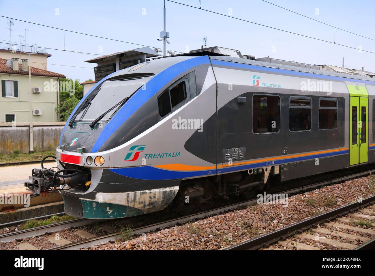 TREVISO, ITALY - MAY 21, 2023: Trenitalia Pop passenger train in ...